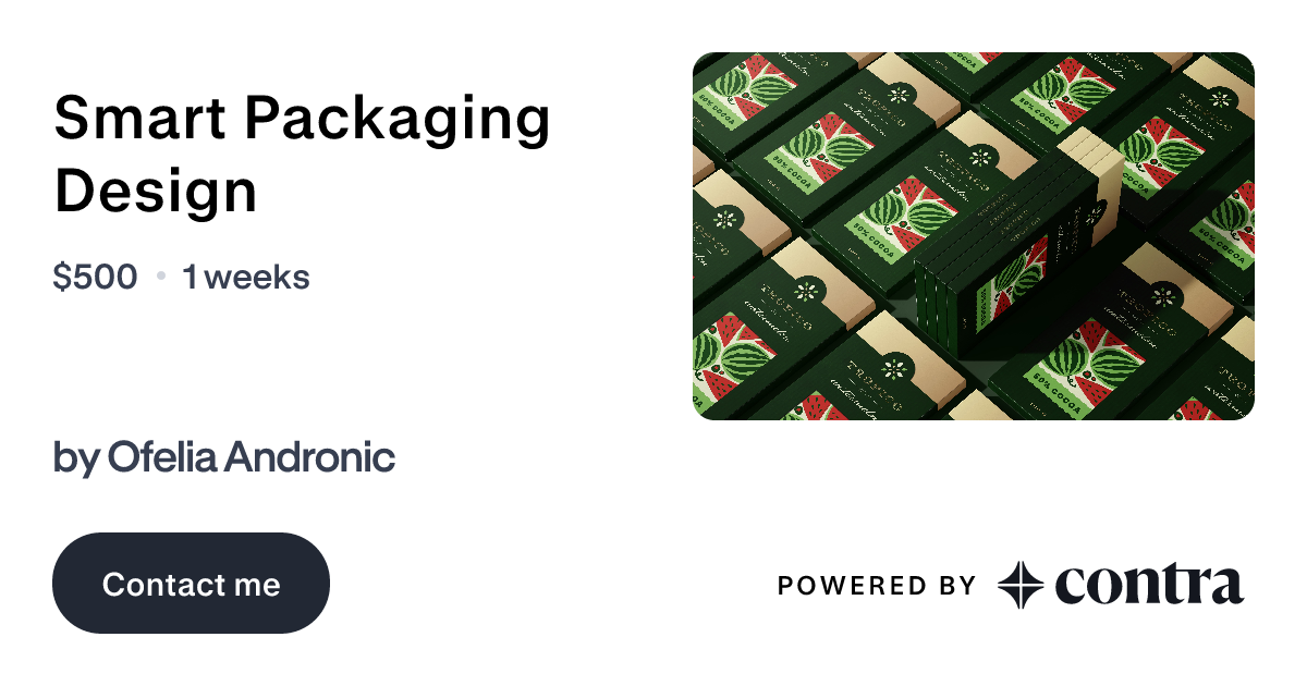 Smart Packaging Design by Ofelia Andronic