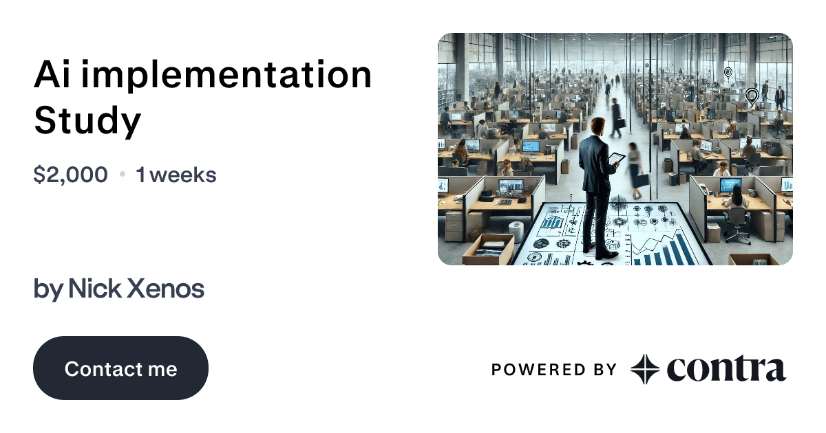 Ai implementation Study by Nick Xenos