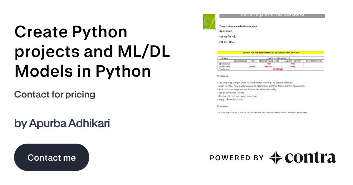 Create Python Projects And Mldl Models In Python By Apurba Adhikari