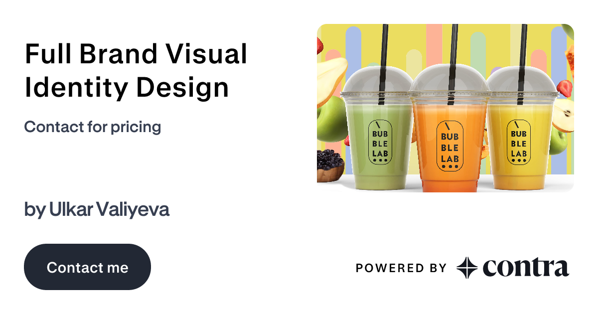 Full Brand Visual Identity Design by Ulkar Valiyeva