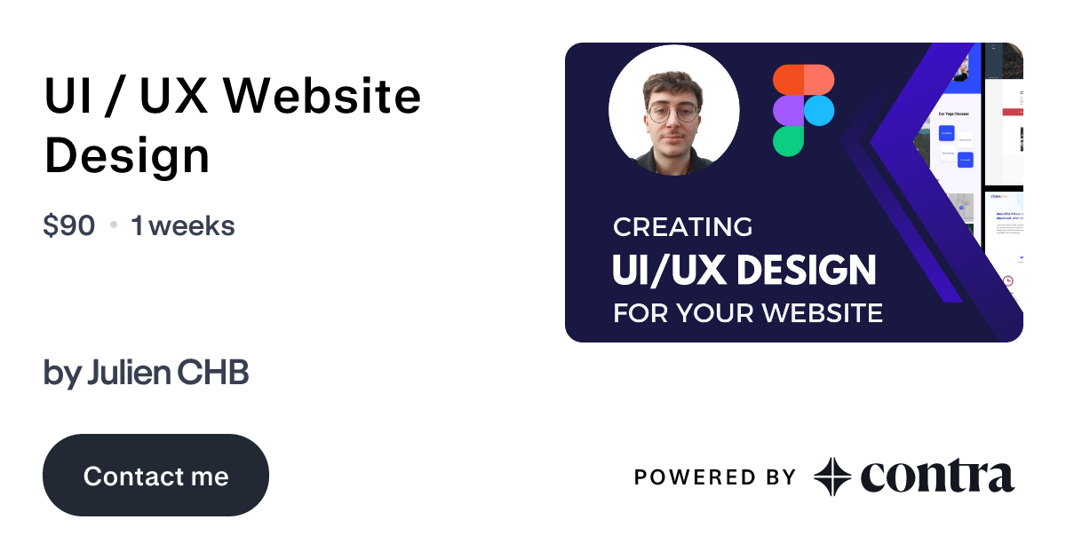 UI / UX Website Design by Julien CHB
