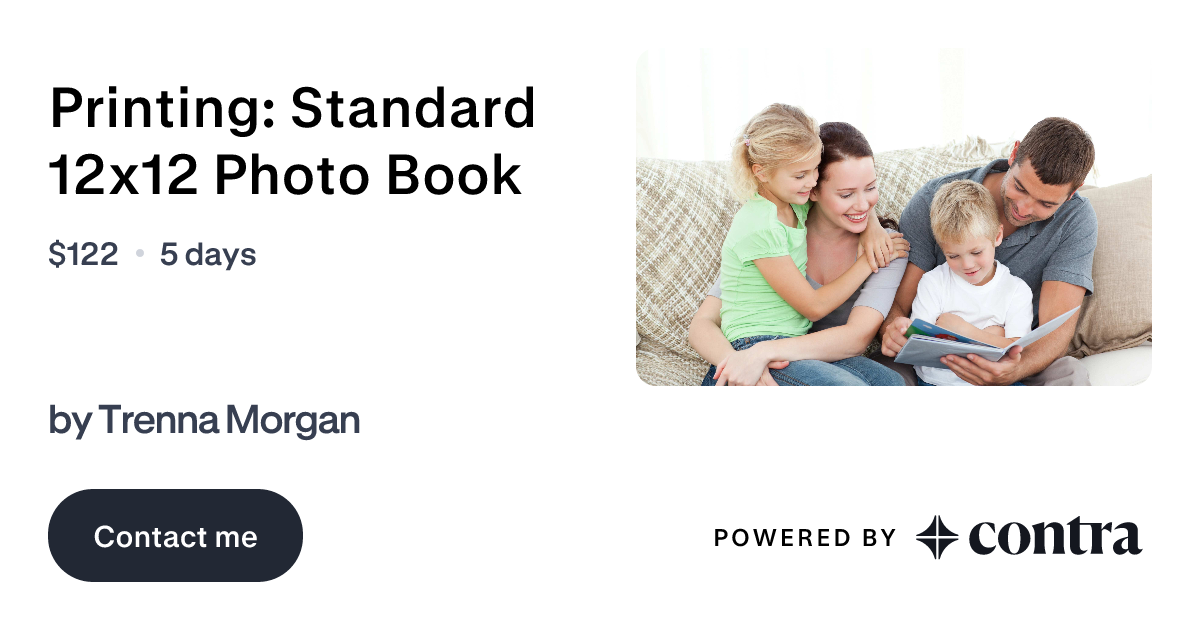 Printing: Standard 12x12 Photo Book by Trenna Morgan