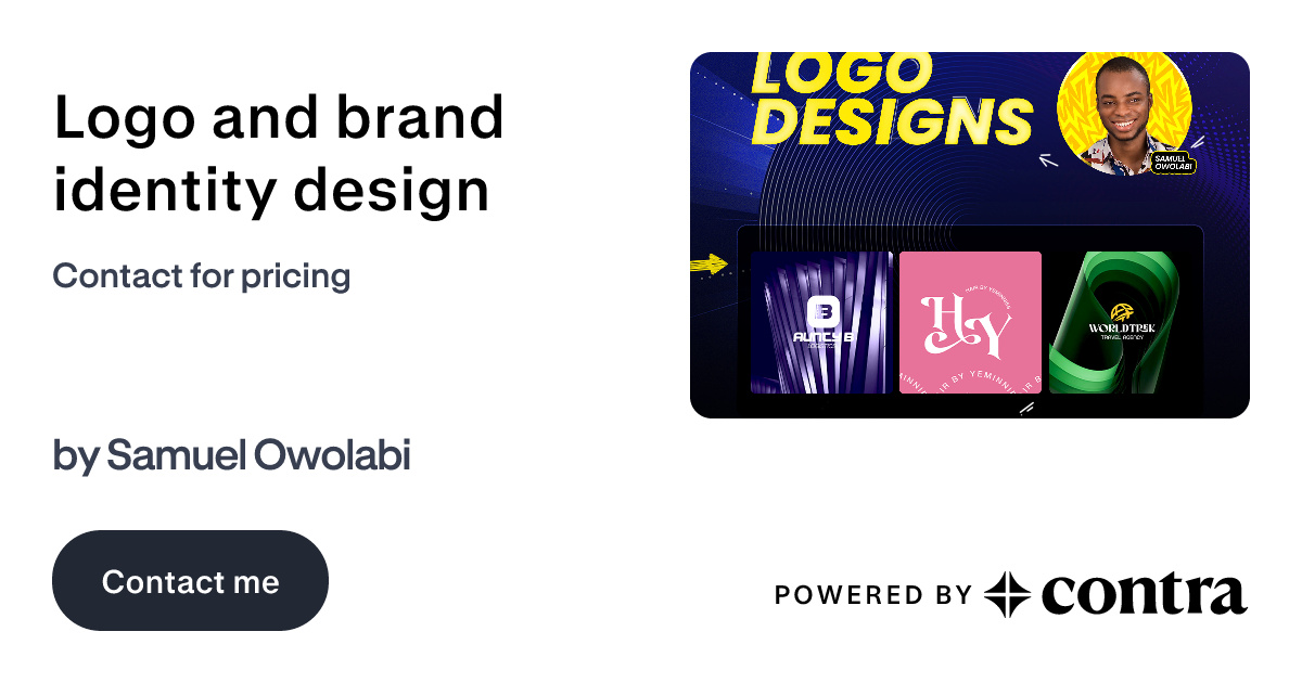 Logo and brand identity design by Samuel Owolabi