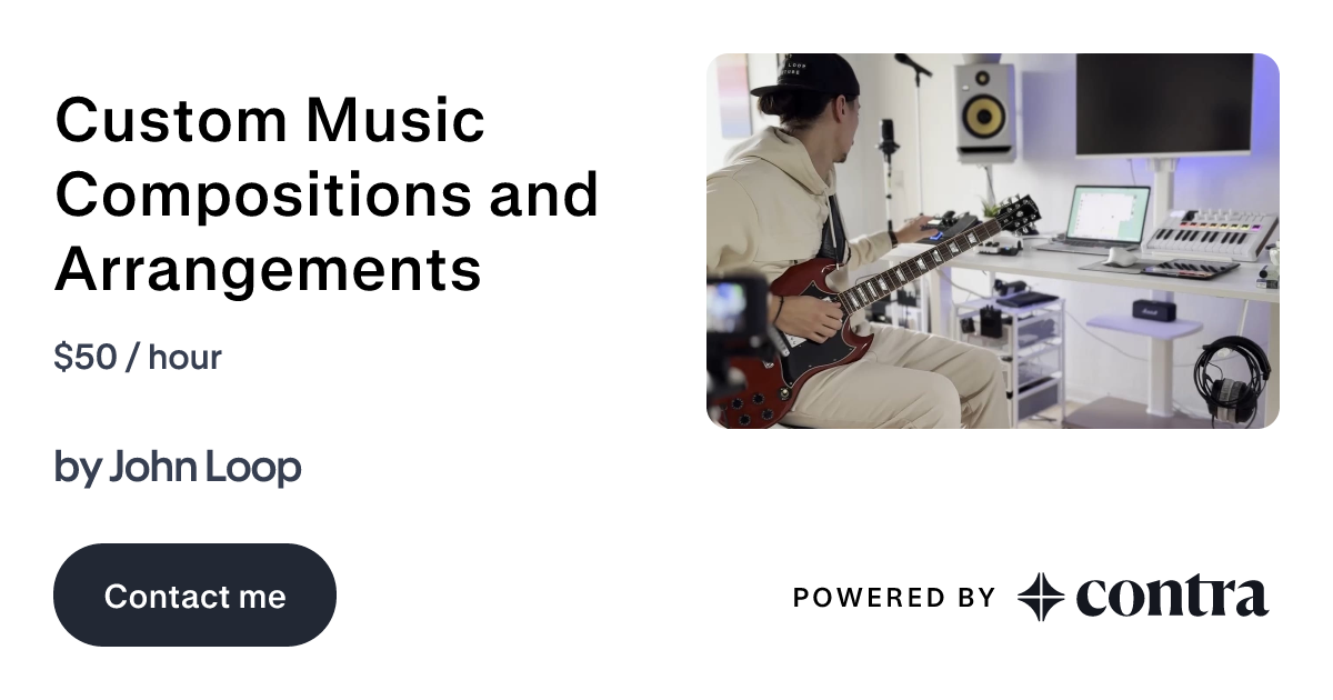 Custom Music Compositions and Arrangements by John Loop