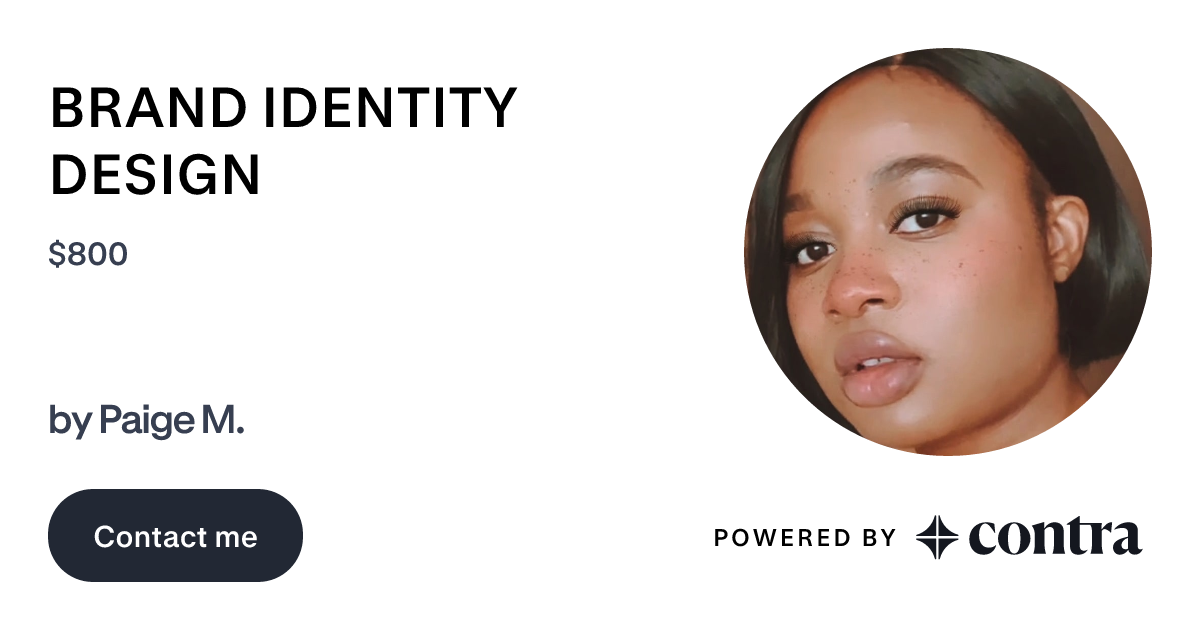 BRAND IDENTITY DESIGN by Paige M.