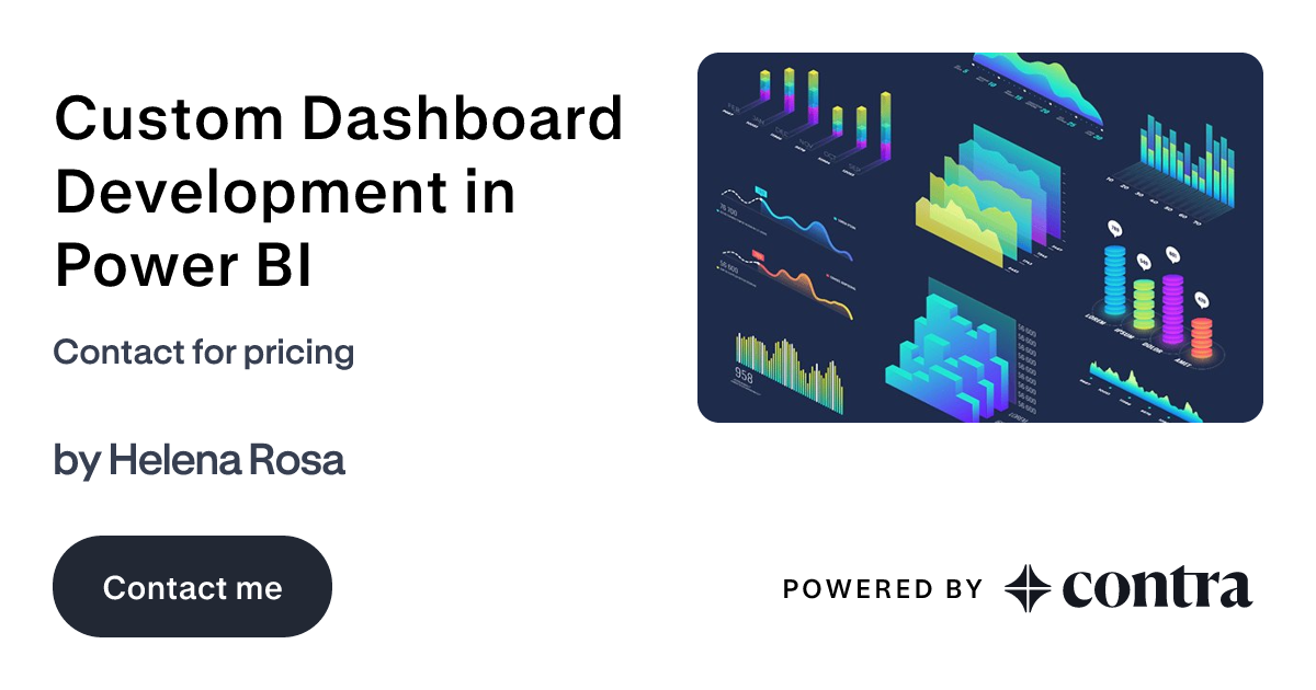 Custom Dashboard Development in Power BI by Helena Rosa