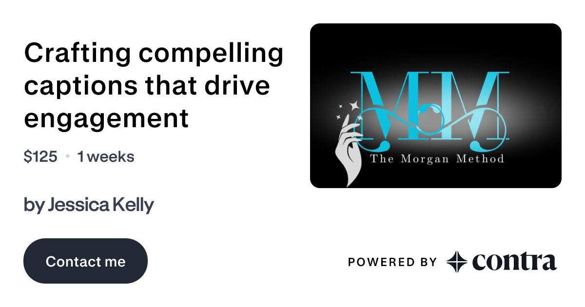 Crafting compelling captions that drive engagement by Jessica Kelly