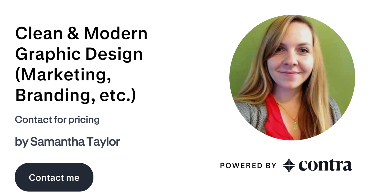 Clean & Modern Graphic Design (Marketing, Branding, etc.) by Samantha ...
