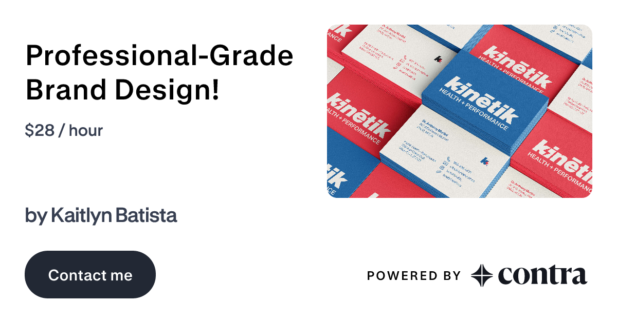 Professional-Grade Brand Design! by Kaitlyn Batista