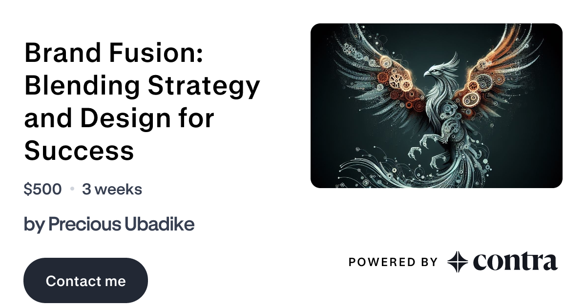 Brand Fusion: Blending Strategy and Design for Success by Precious Ubadike