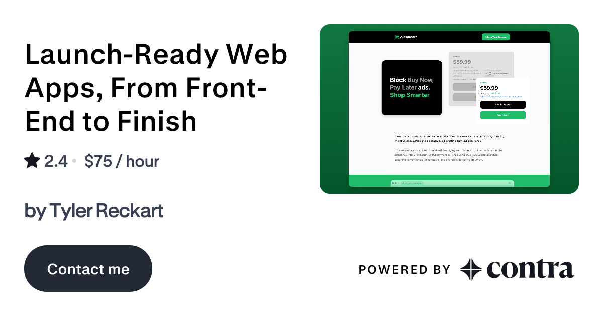 Launch-Ready Web Apps, From Front-End to Finish by Tyler Reckart
