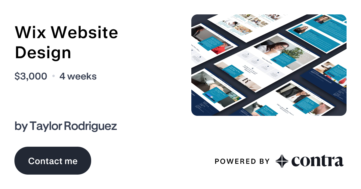 Wix Website Design by Taylor Rodriguez