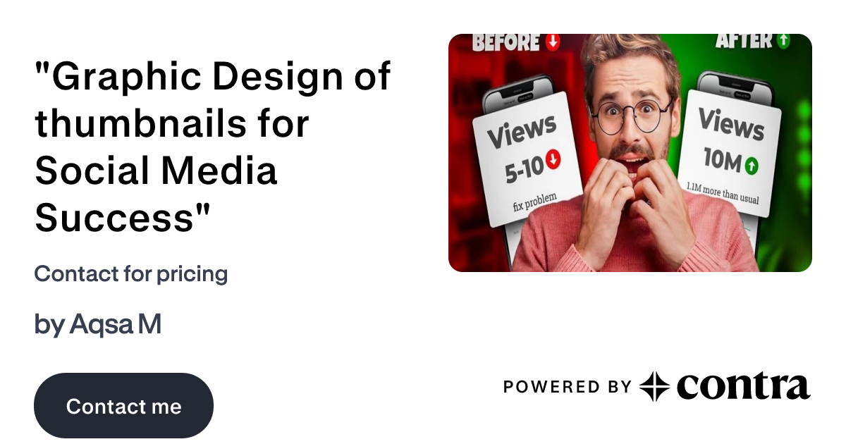 "Graphic Design of thumbnails for Social Media Success" by Aqsa M
