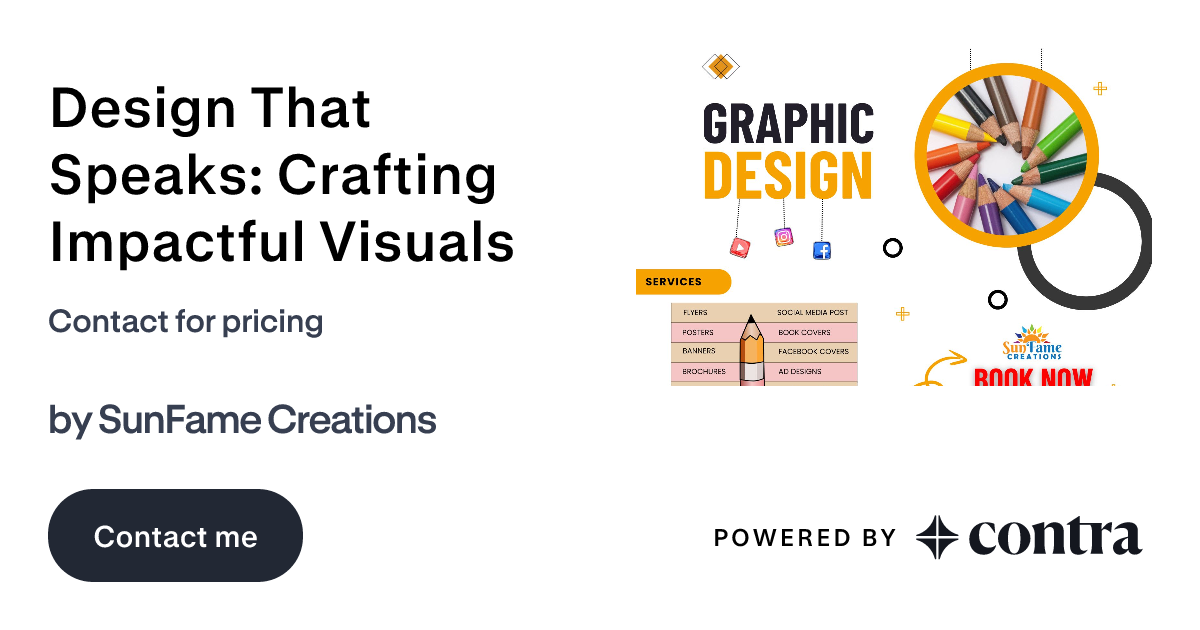 Design That Speaks: Crafting Impactful Visuals by SunFame Creations