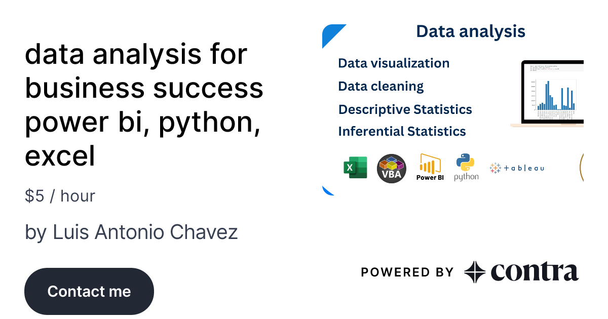 data analysis for business success power bi, python, excel by Luis ... data analysis for business success power bi, python, excel by Luis ...