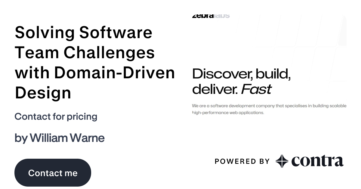 Solving Software Team Challenges with Domain-Driven Design by William Warne