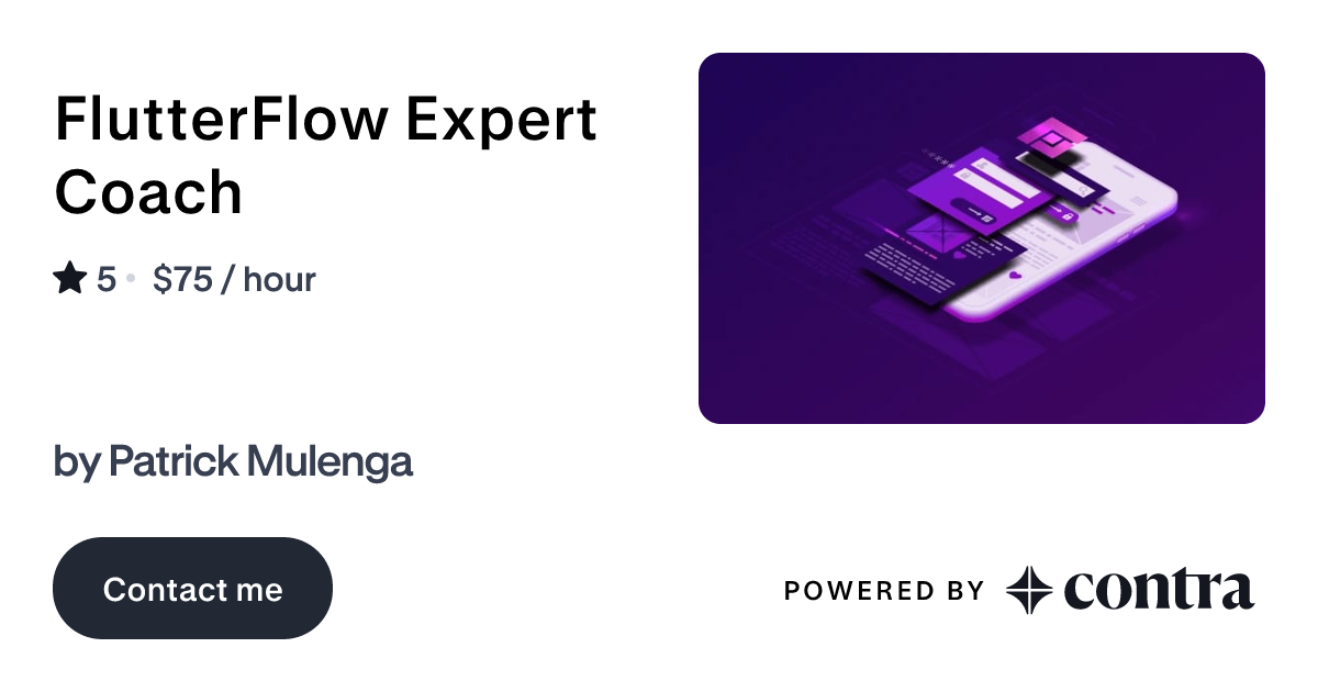 FlutterFlow Expert Coach by Patrick Mulenga