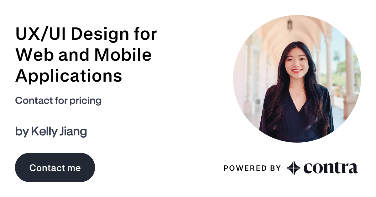 UX/UI Design for Web and Mobile Applications by Kelly Jiang
