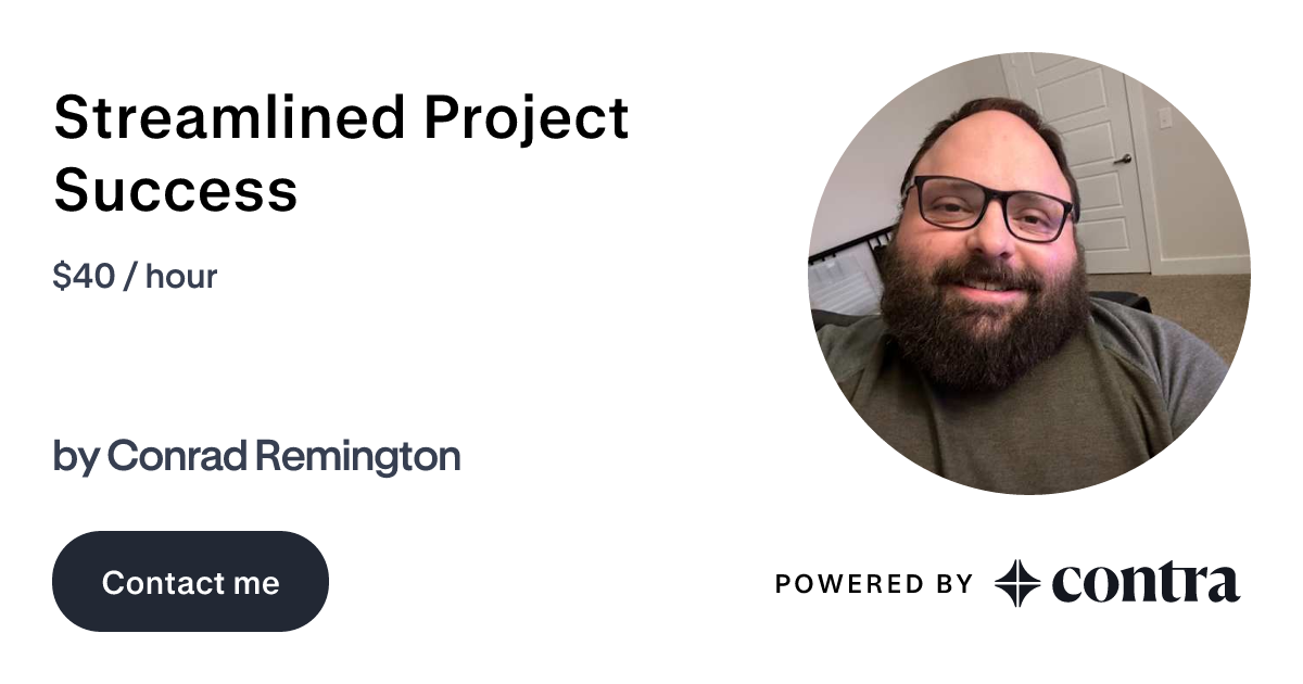 Streamlined Project Success by Conrad Remington