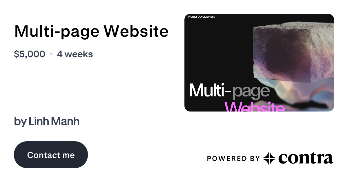 Multi-page Website by Lavi Design Studio