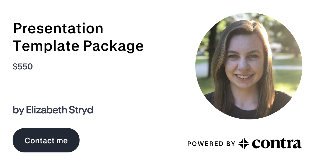 Presentation Template Package by Elizabeth Stryd