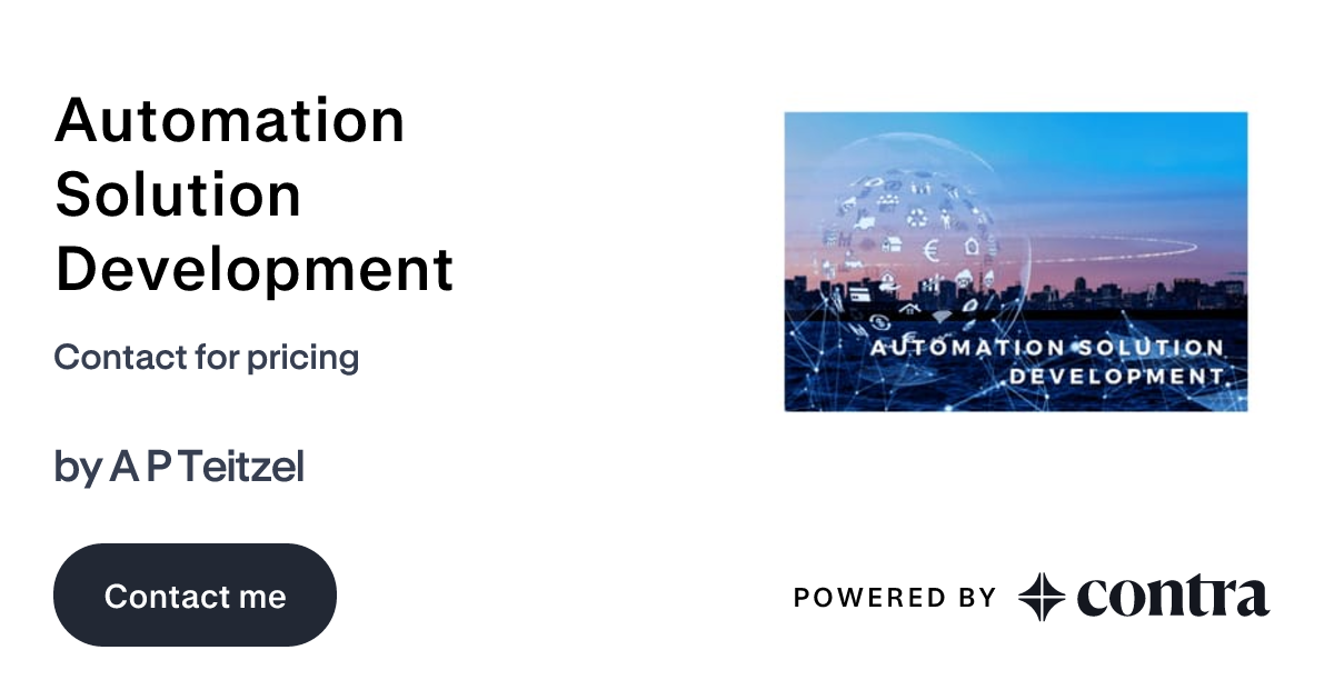 Automation Solution Design and Implementation by A P Teitzel