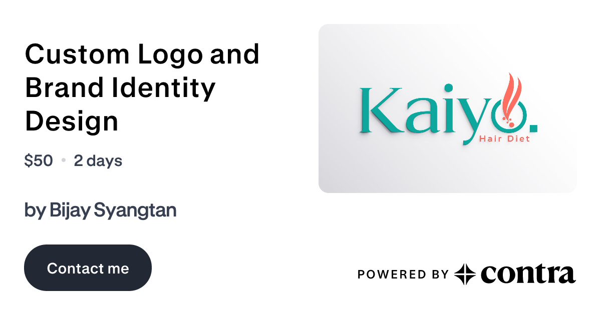 Custom Logo and Brand Identity Design by Bijay Syangtan