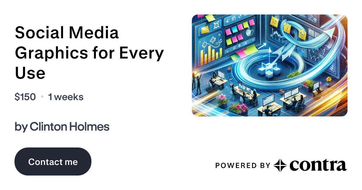 Social Media Graphics for Every Use by Clinton Holmes