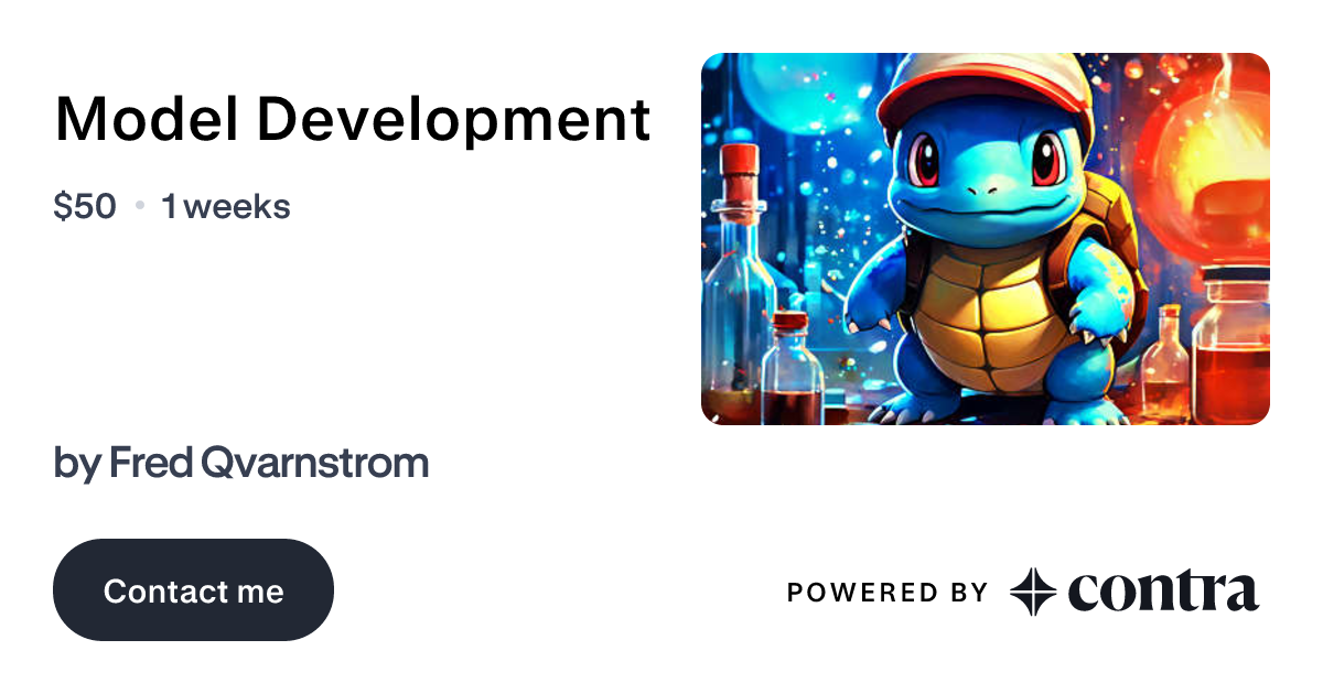 Model Development by Fred Qvarnstrom