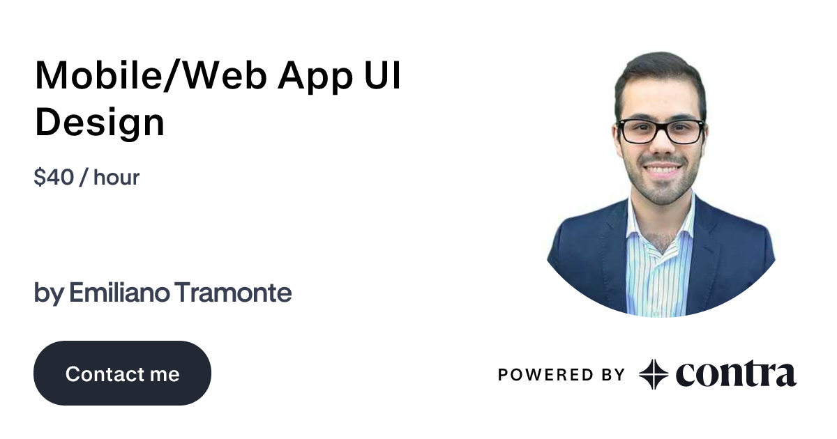 Mobile/Web App UI Design by Emiliano Tramonte