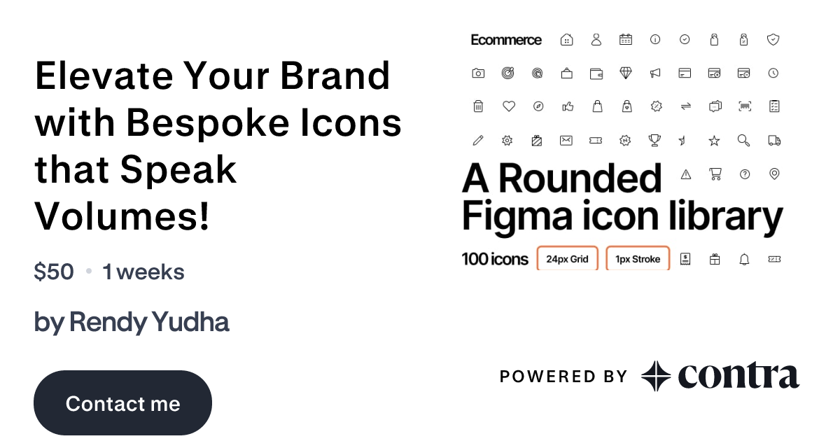 Elevate Your Brand with Bespoke Icons that Speak Volumes! by Rendy Yudha