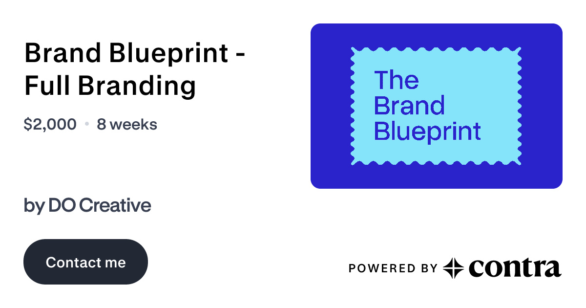 Brand Blueprint - Full Branding by DO Creative