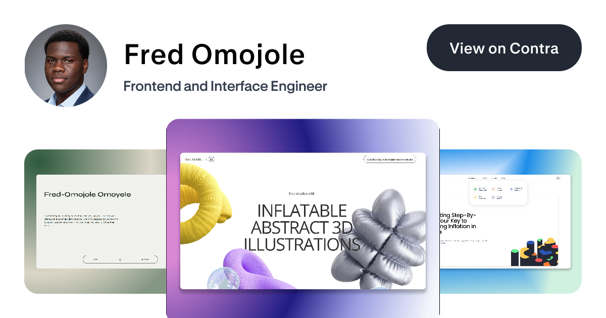 Fred Omojole's Work | Contra