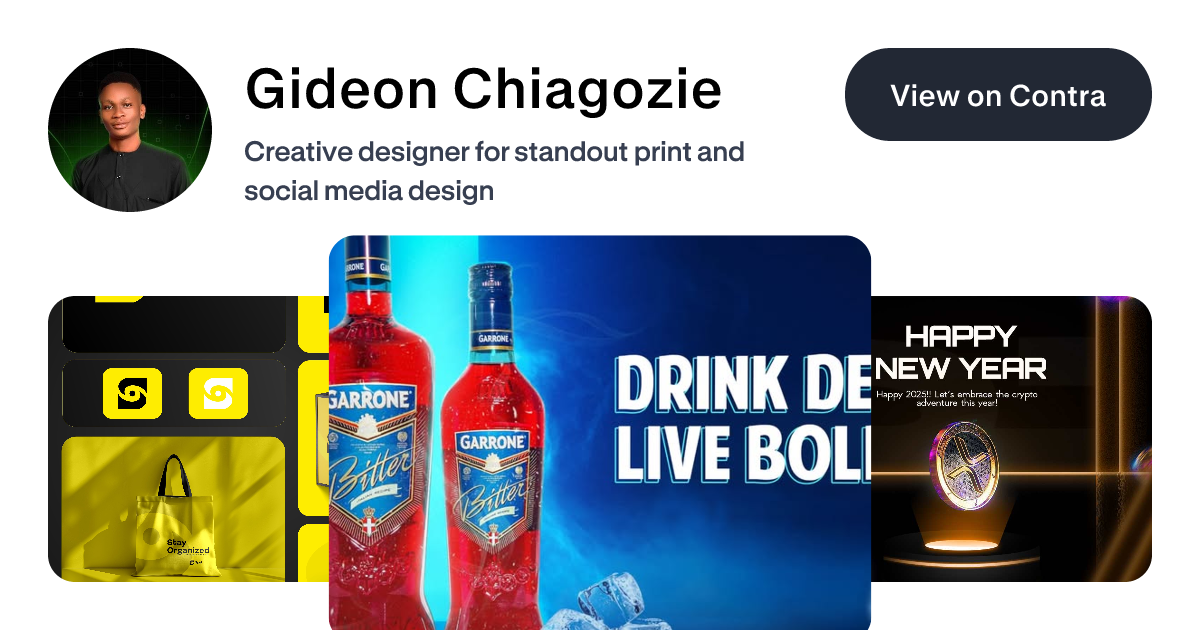 Gideon Chiagozie on Contra