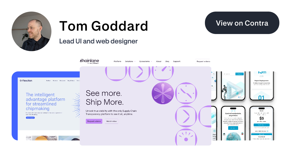 Tom Goddard 's Work | Contra