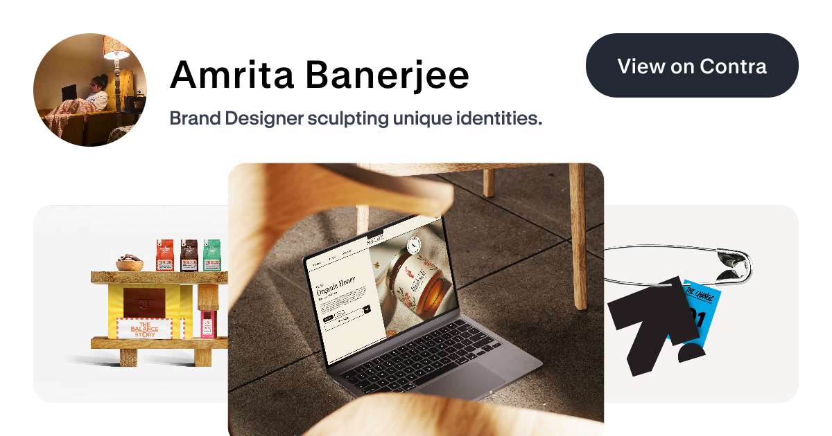 Amrita Banerjee's Work | Contra