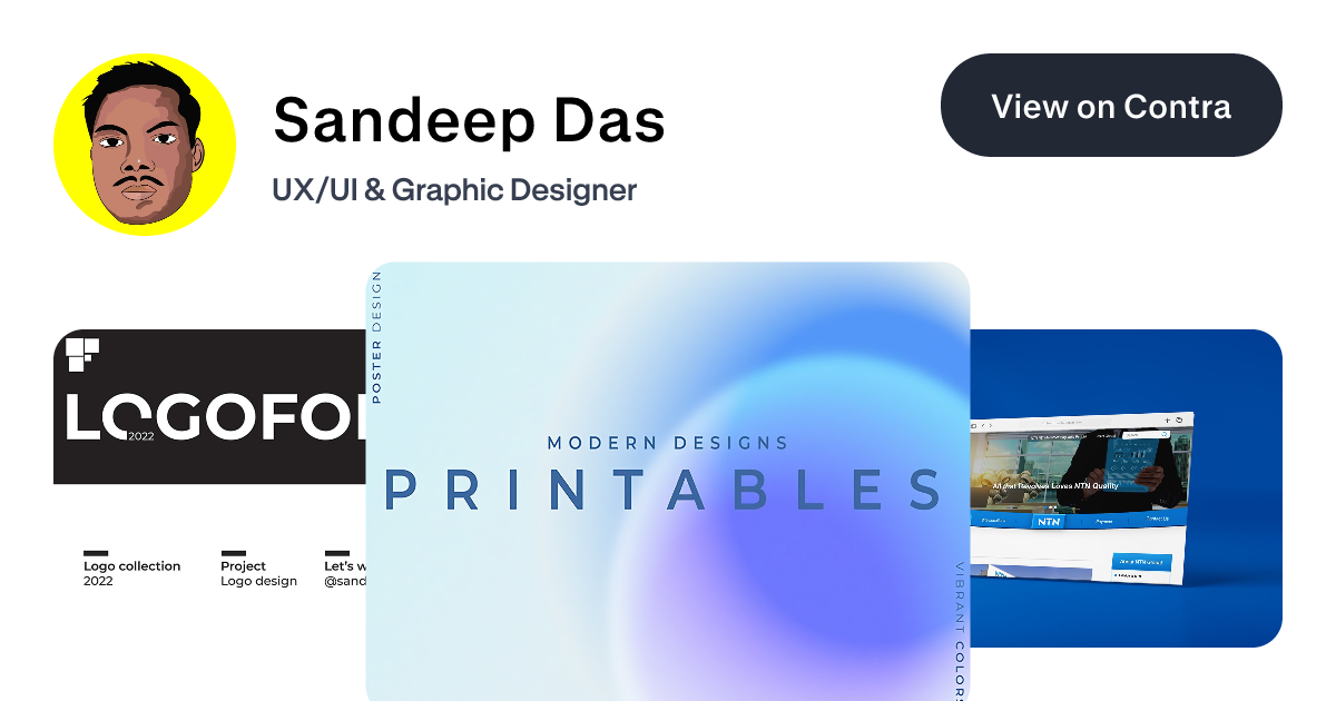Sandeep Das's Work | Contra
