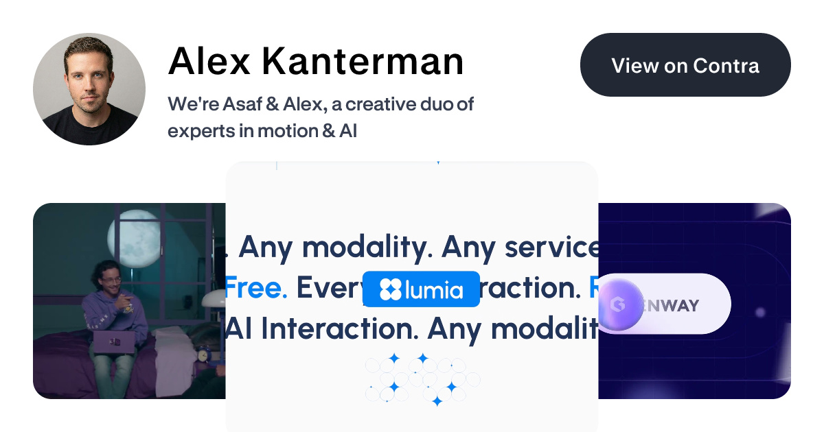 Alex Kanterman's Work | Contra