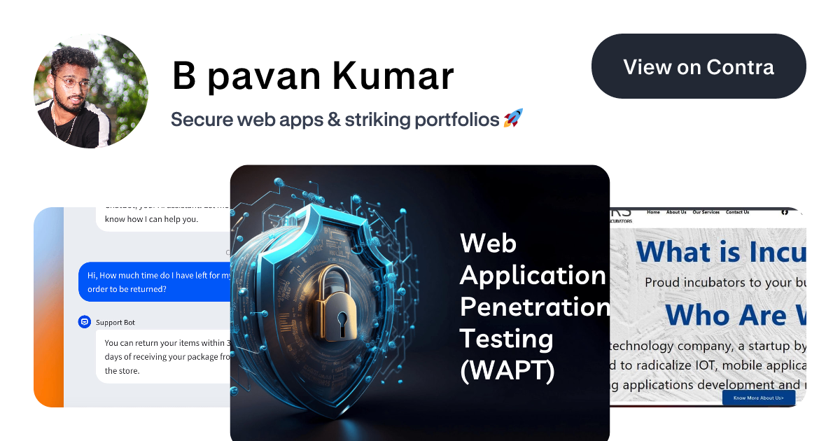 B pavan Kumar's Work | Contra