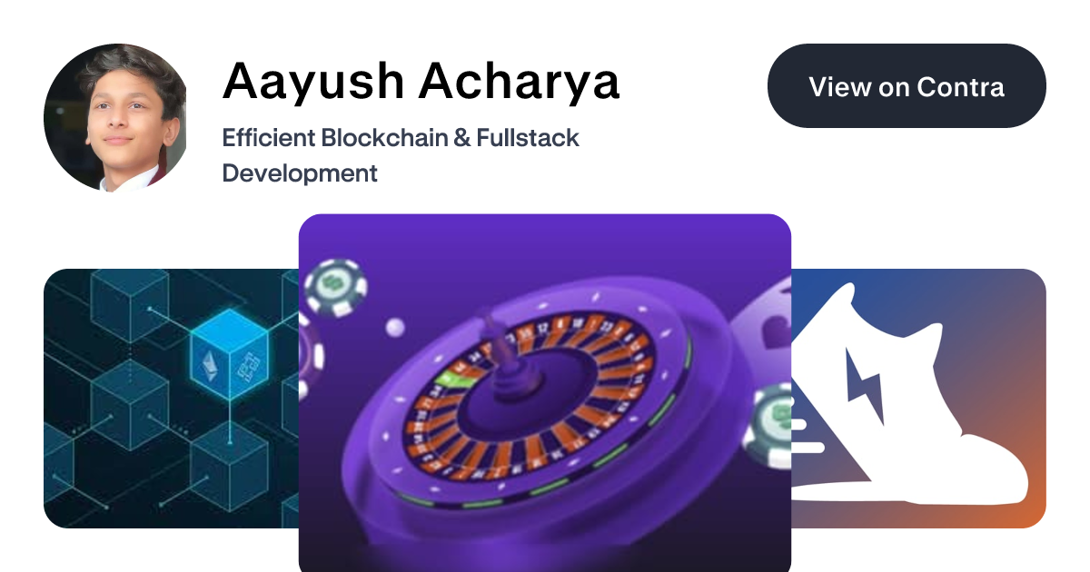 Aayush Acharya on Contra