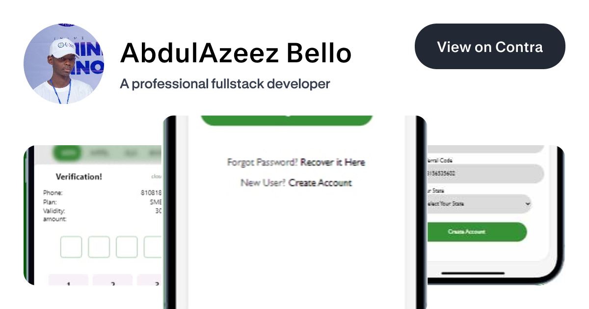 AbdulAzeez Bello on Contra