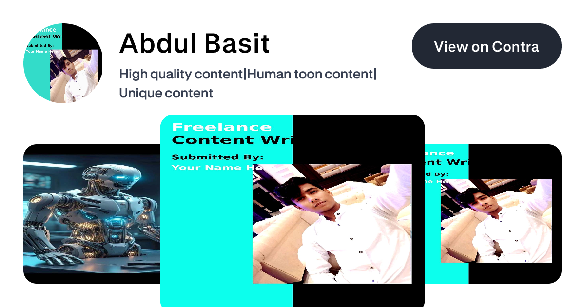 Abdul Basit on Contra