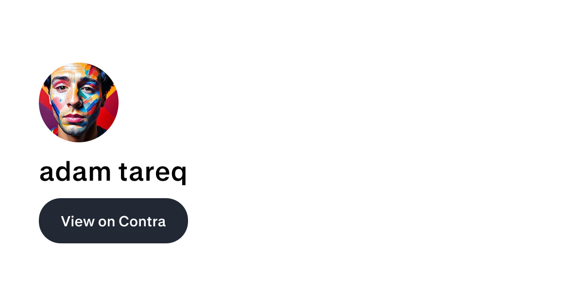 adam tareq - Founder | Contra