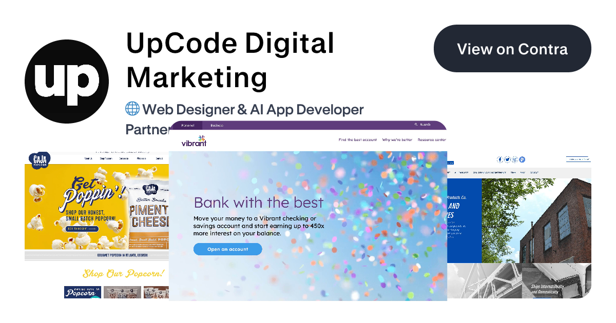 UpCode Digital Marketing on Contra