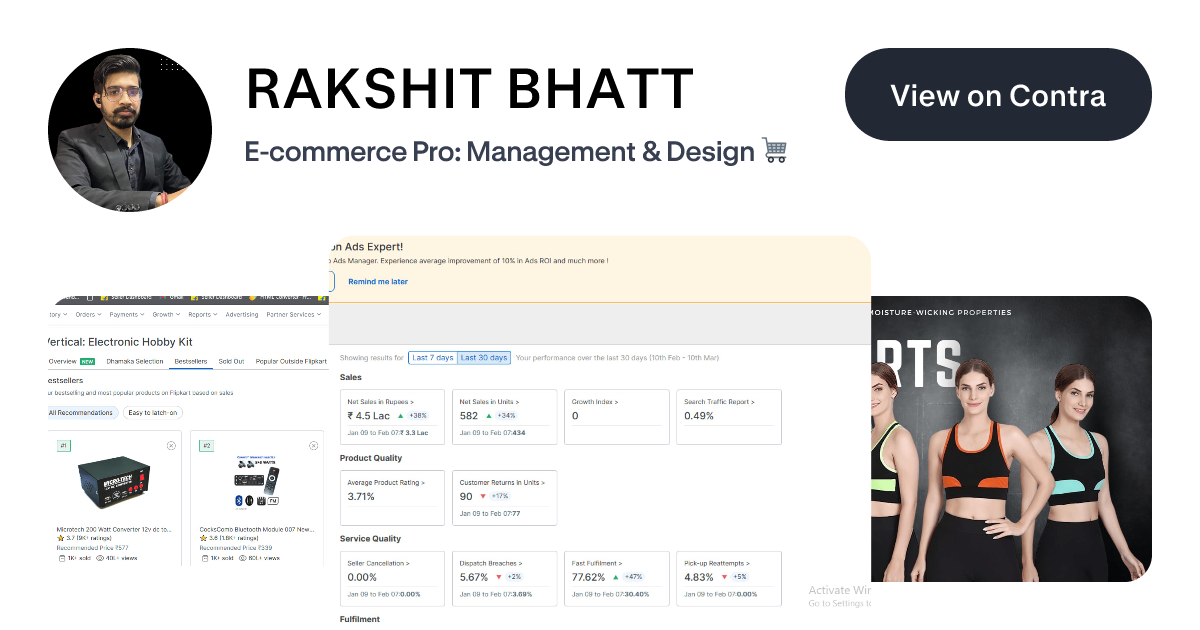 RAKSHIT BHATT on Contra