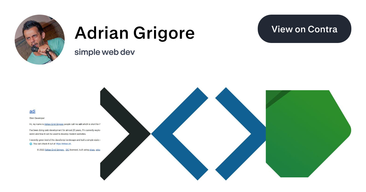 Adrian Grigore's Work | Contra