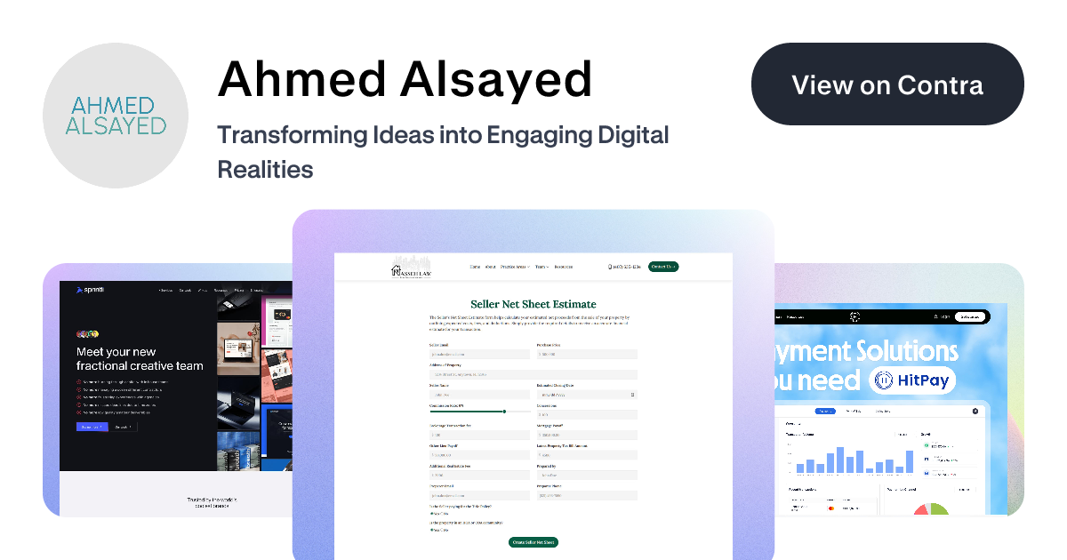 Ahmed Alsayed on Contra