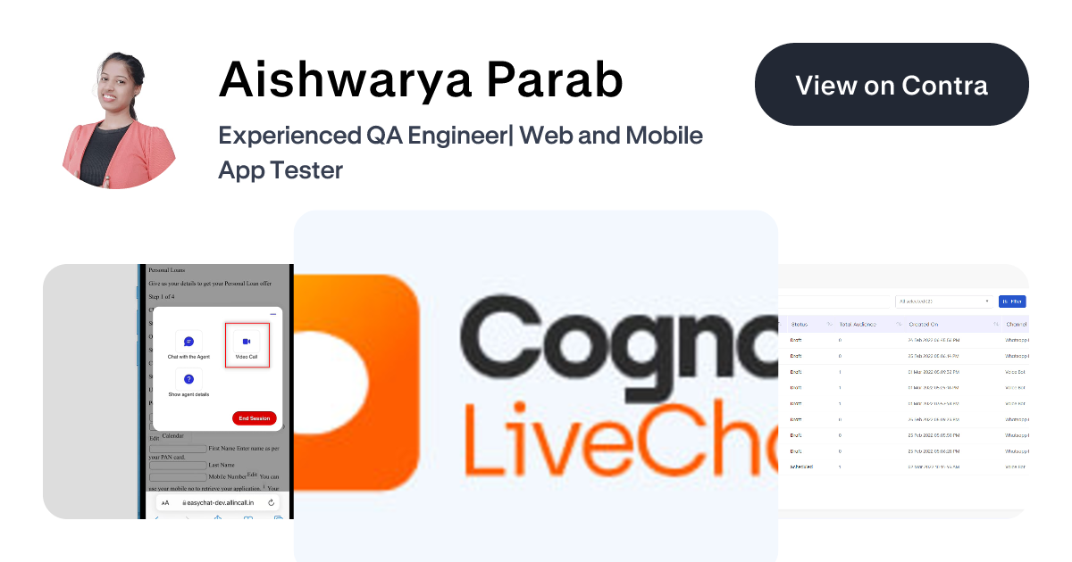 Aishwarya Parab on Contra