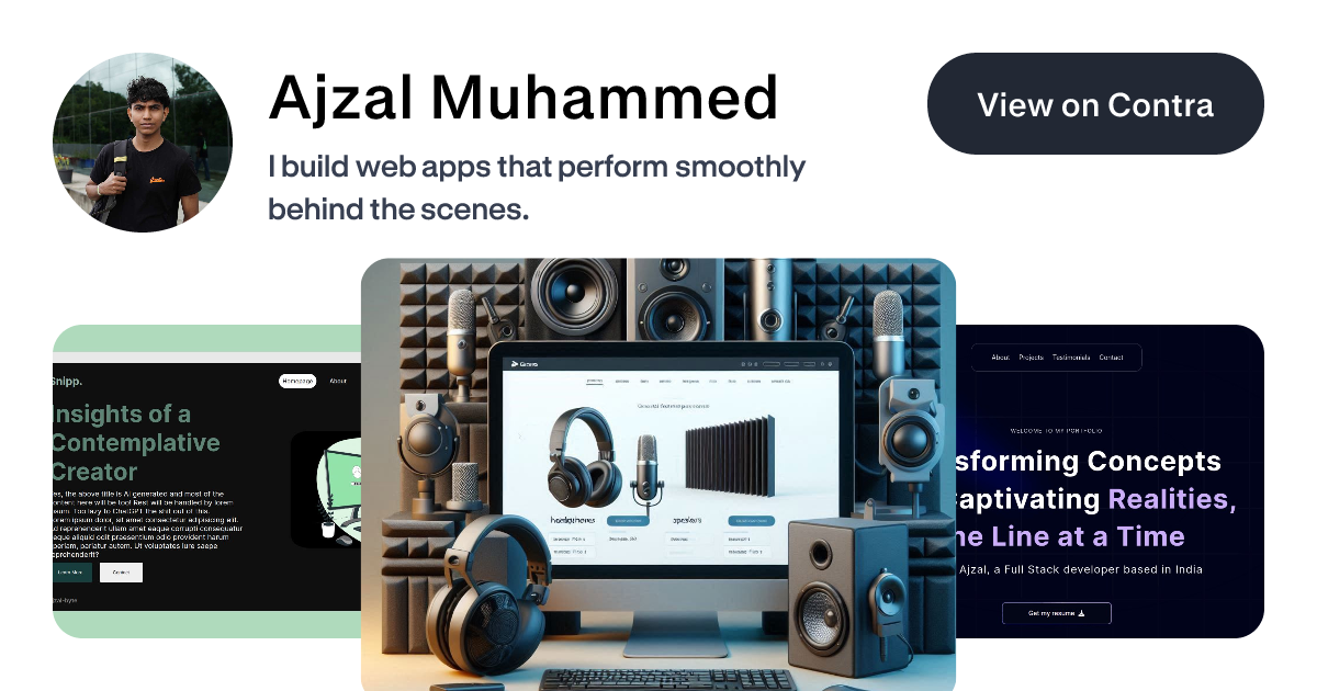 Ajzal Muhammed on Contra