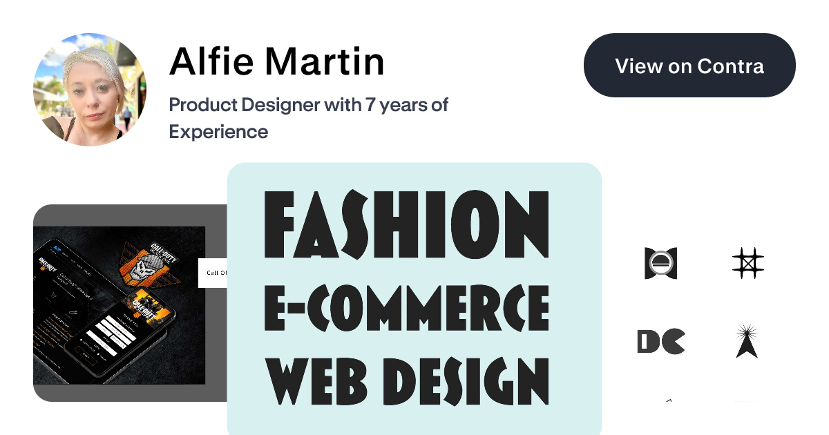 Alfie Martin's Work | Contra